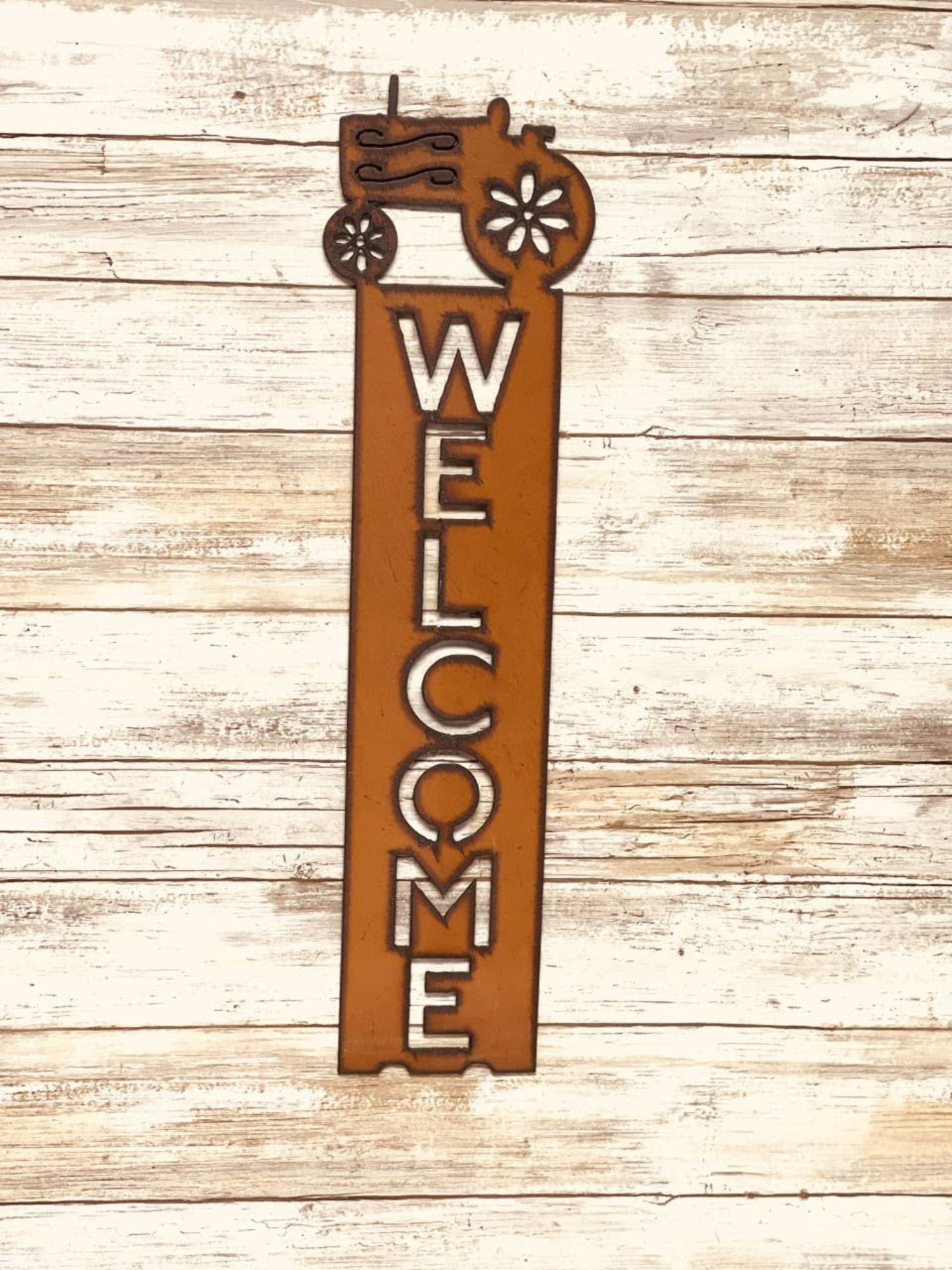 Tractor GARDEN FRIEND Vertical Welcome Farm Sign - Walmart.com