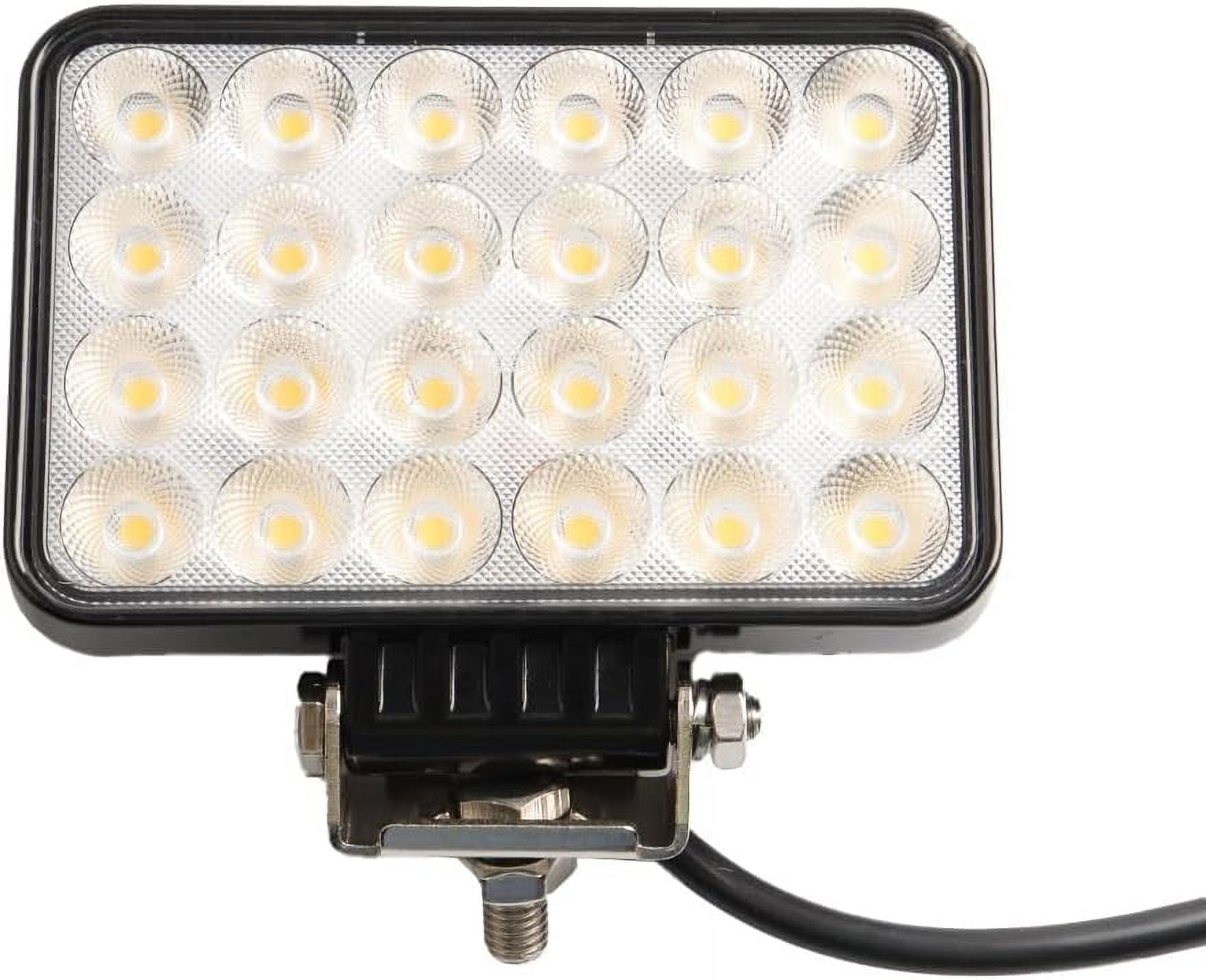 Tractor LED Work Light Square 72W Ultra Bright High Off road Driving ...