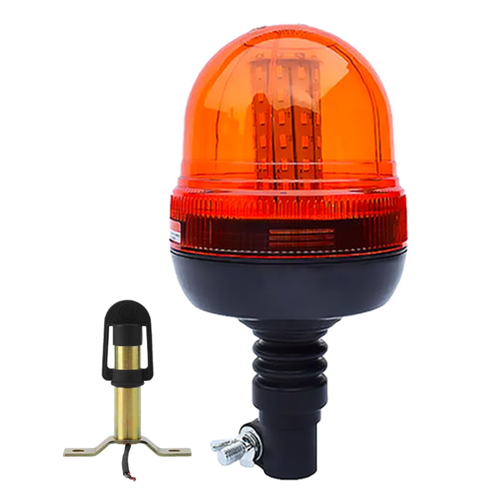 Tractor Led Beacon Light OIF8 Yellow Strobe Lights with T Shape Metal ...