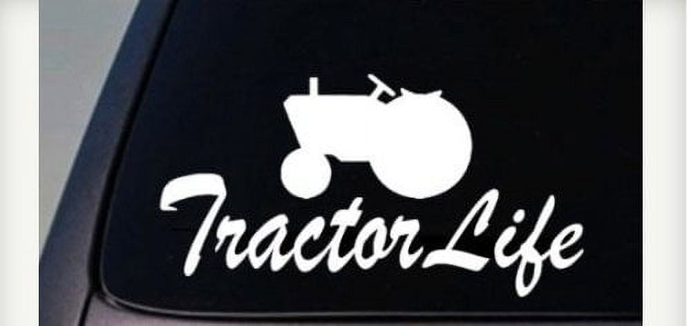 Tractor Life sticker decal farm farmer cattle pig horse ranch deere ...