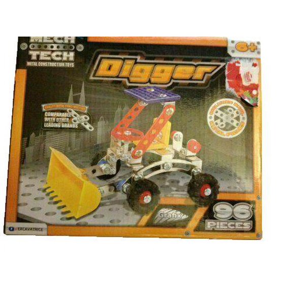Tractor Metal Construction Toy by Mech Tech - Walmart.com