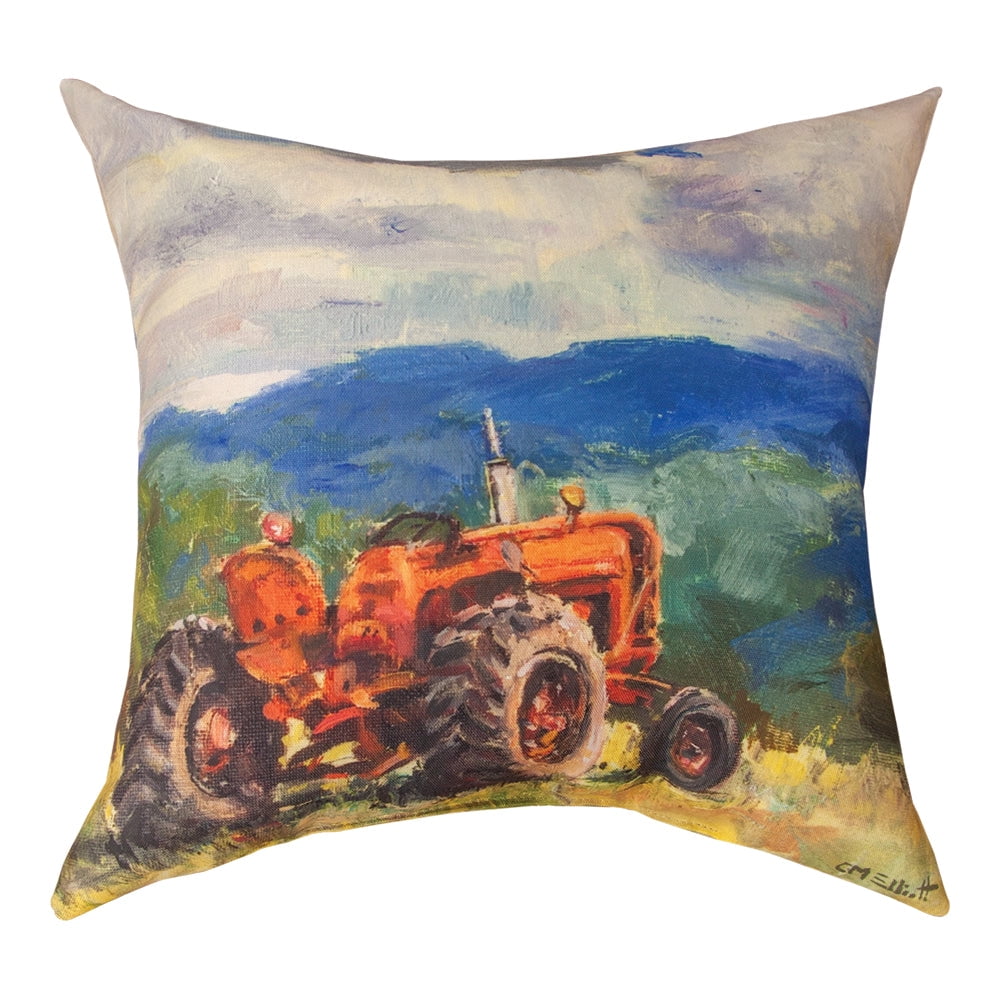 Tractor Pillow 18" Indoor/Outdoor - Walmart.com