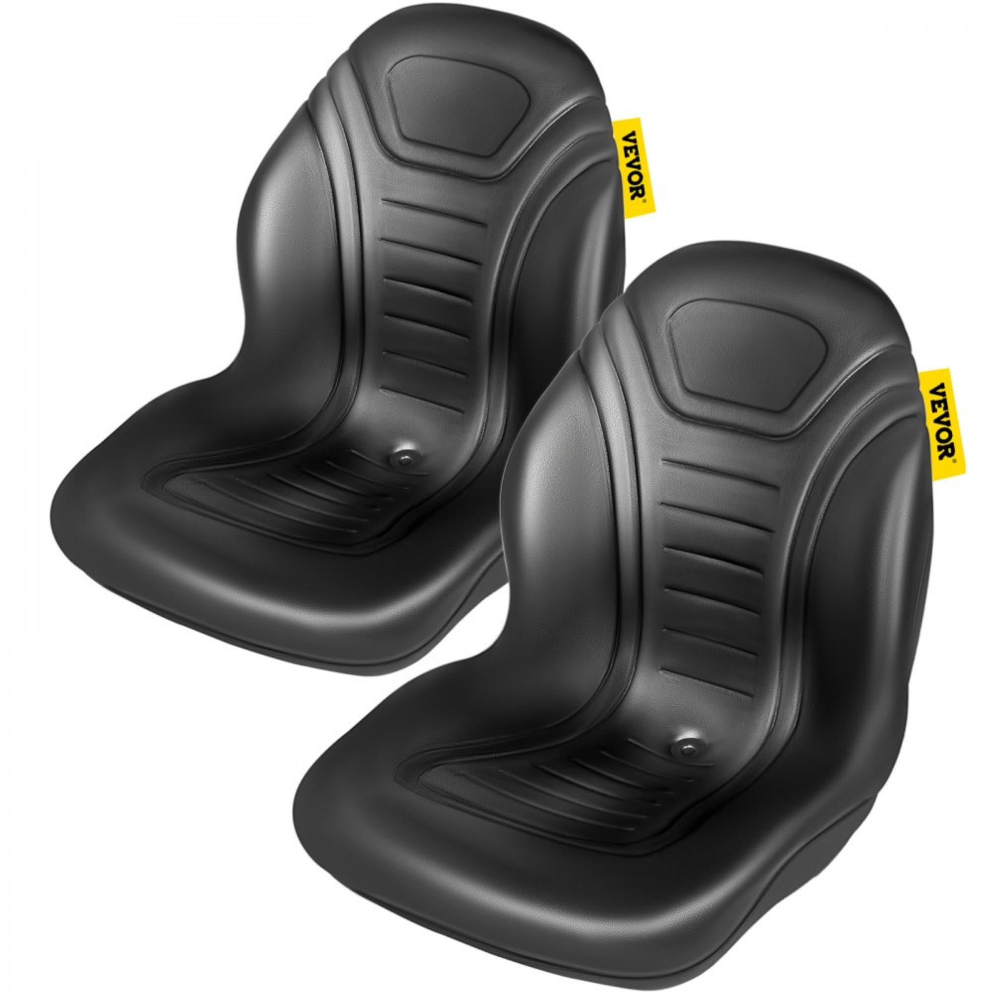 Tractor Seat Replacement 2 Pack, Compact High Back Mower Seat Pair ...