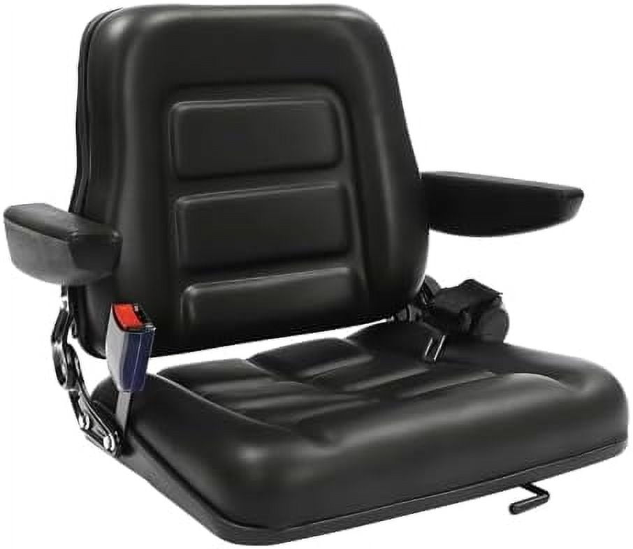 Tractor Seat, Universal Forklift Seat Seat Belt + Armrest, Drivers Side ...