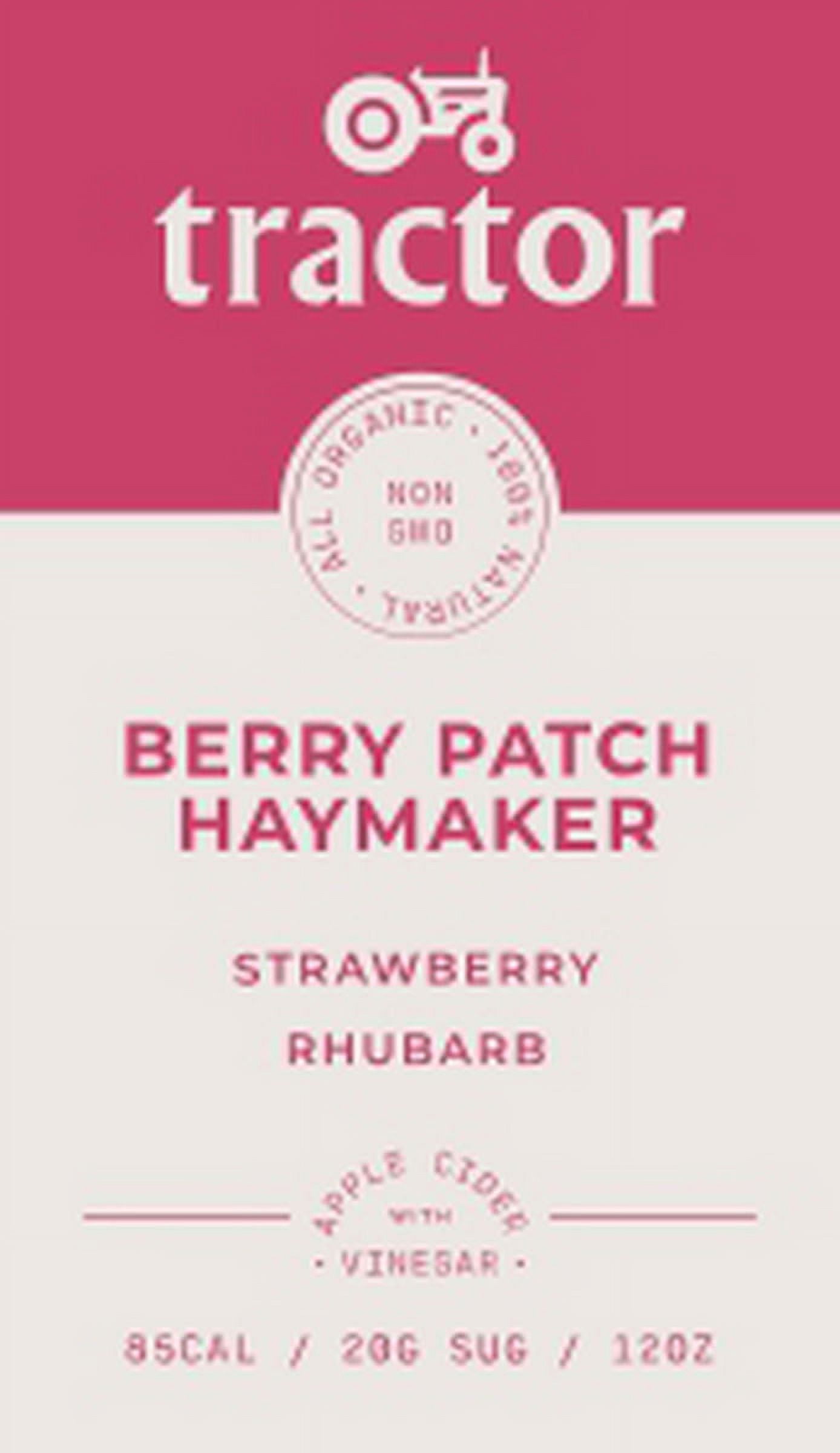 Tractor Soda Co. Organic Berry Patch Concentrate, 32 Ounce, 12 Per Case ...