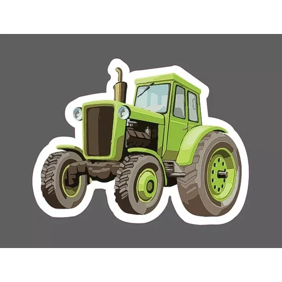 Tractor Sticker Green Farm Waterproof Sticker Phone Decal Water Bottle ...