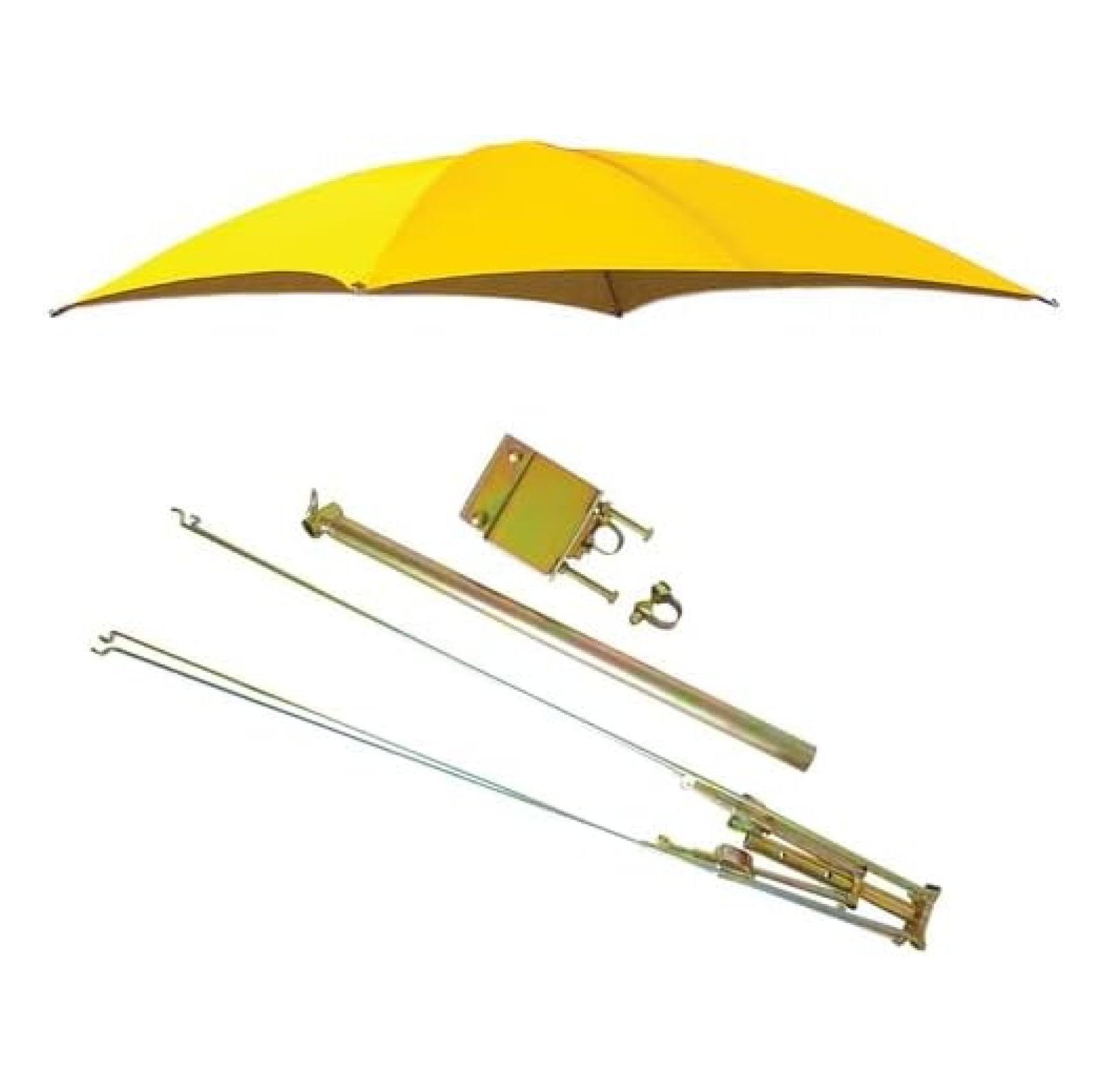 Tractor Umbrella Assy for ROPS Mounts 54" 10 oz. Canvas - Yellow fits ...
