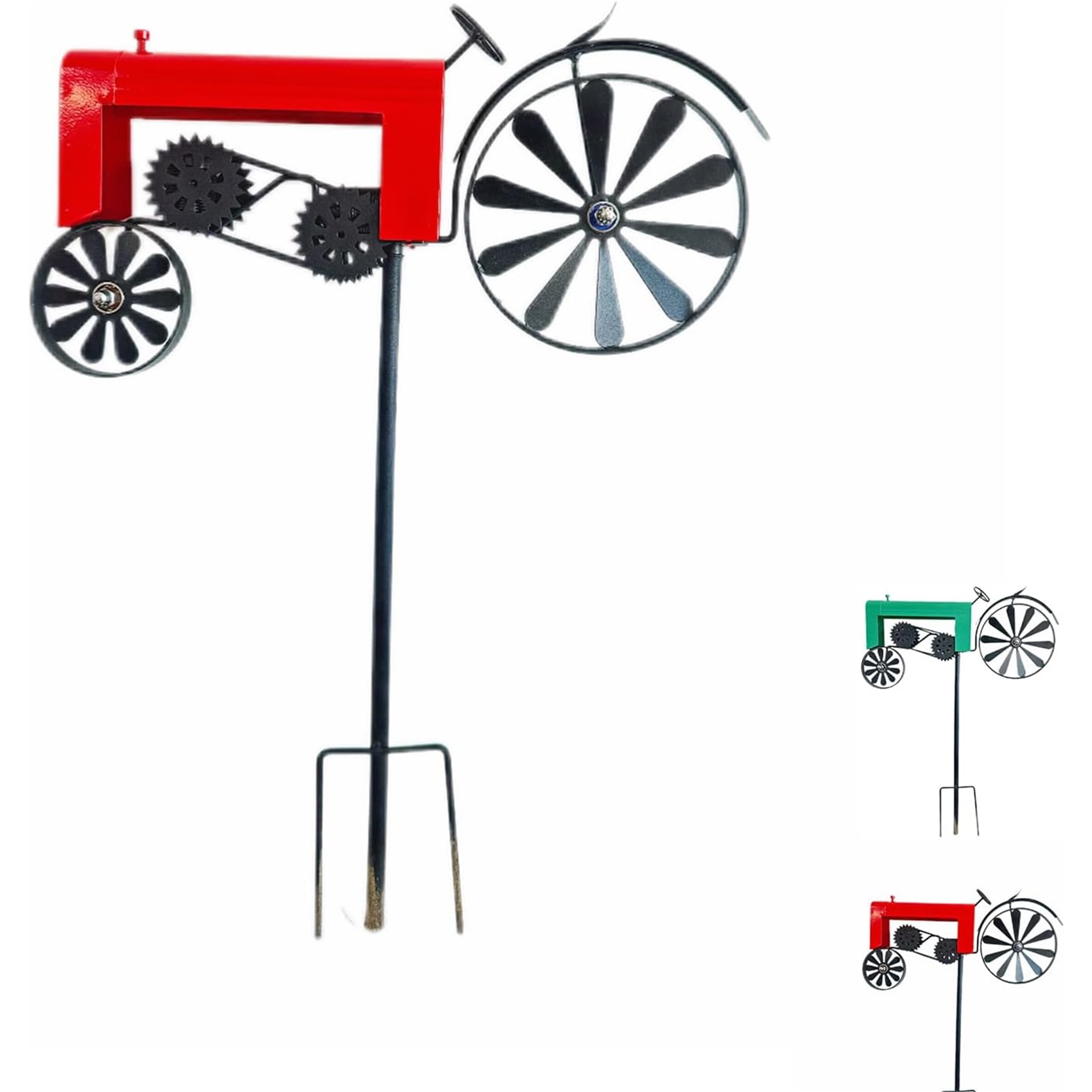 Tractor Wind Spinner, Tractor Shaped Metal Windmill for Outdoors,for ...