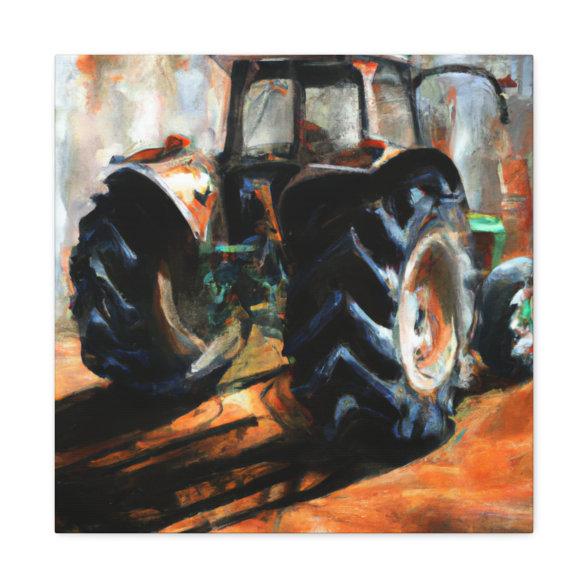 "Tractor in Hyperrealism" - Canvas - Walmart.com