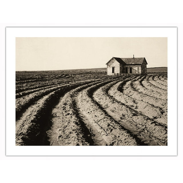 Tractored Out - Childress County, Texas - Vintage B&W Photograph by ...