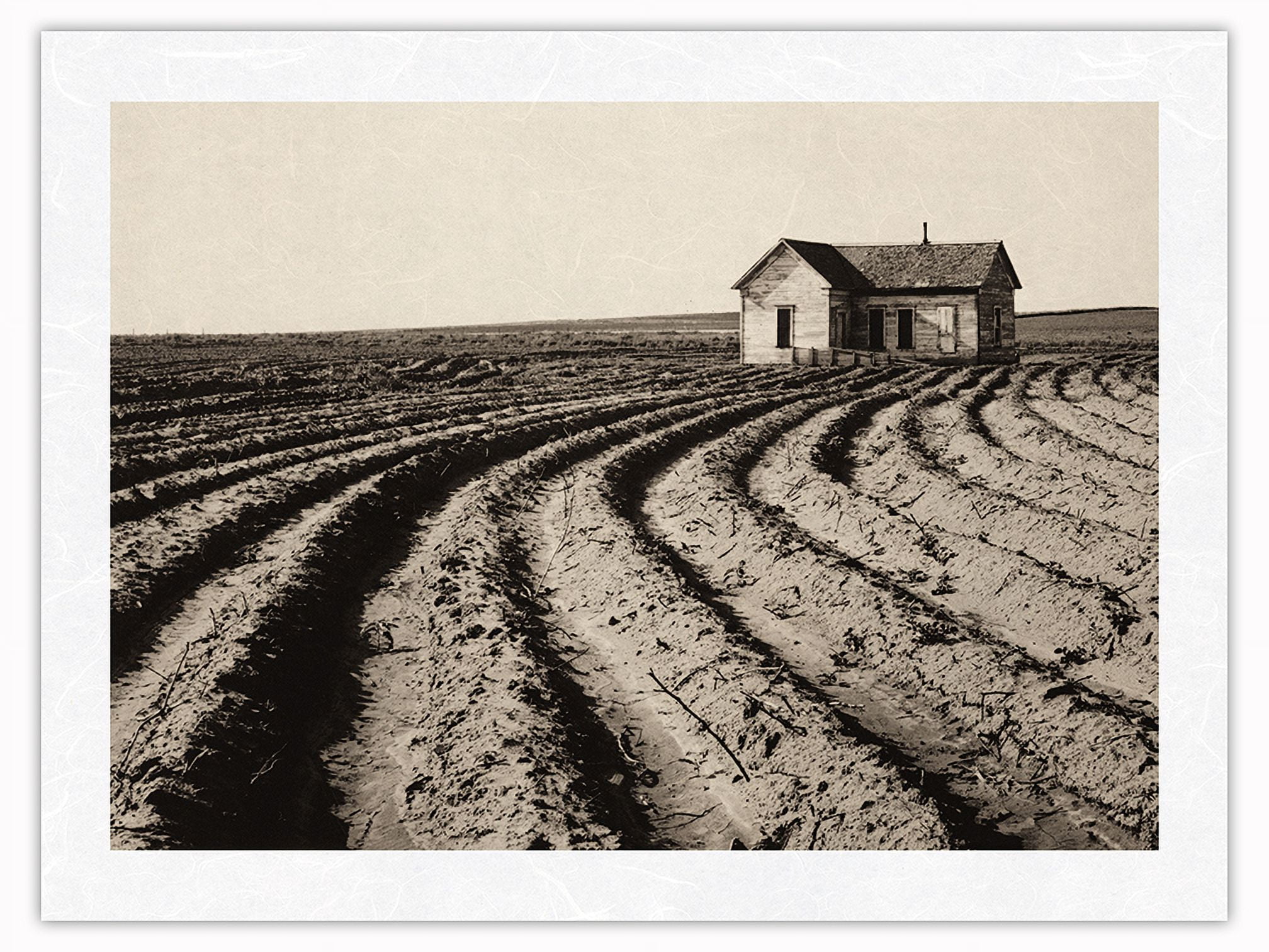 Tractored Out - Childress County, Texas - Vintage B&W Photograph by ...