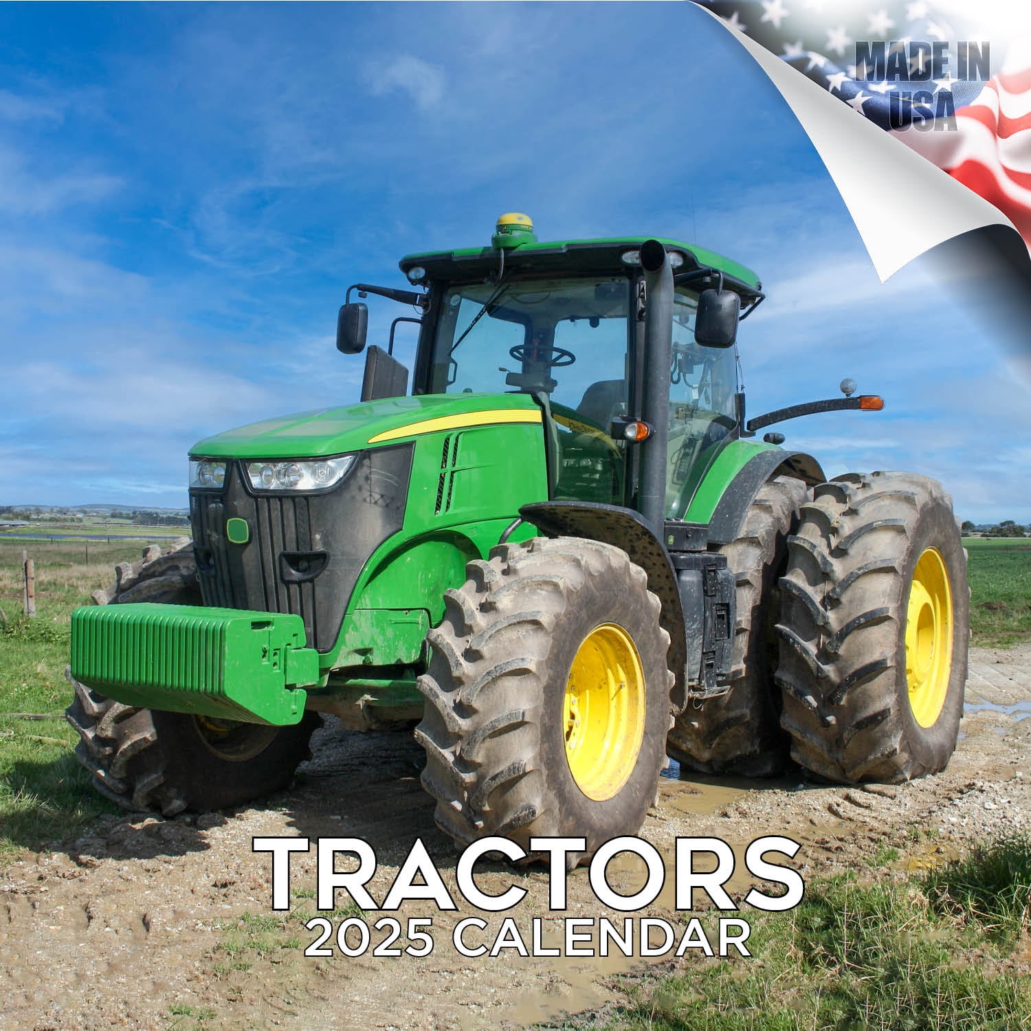 2024 2025 Tractors Calendar - Transportation Monthly Wall Calendar - 12 ...
