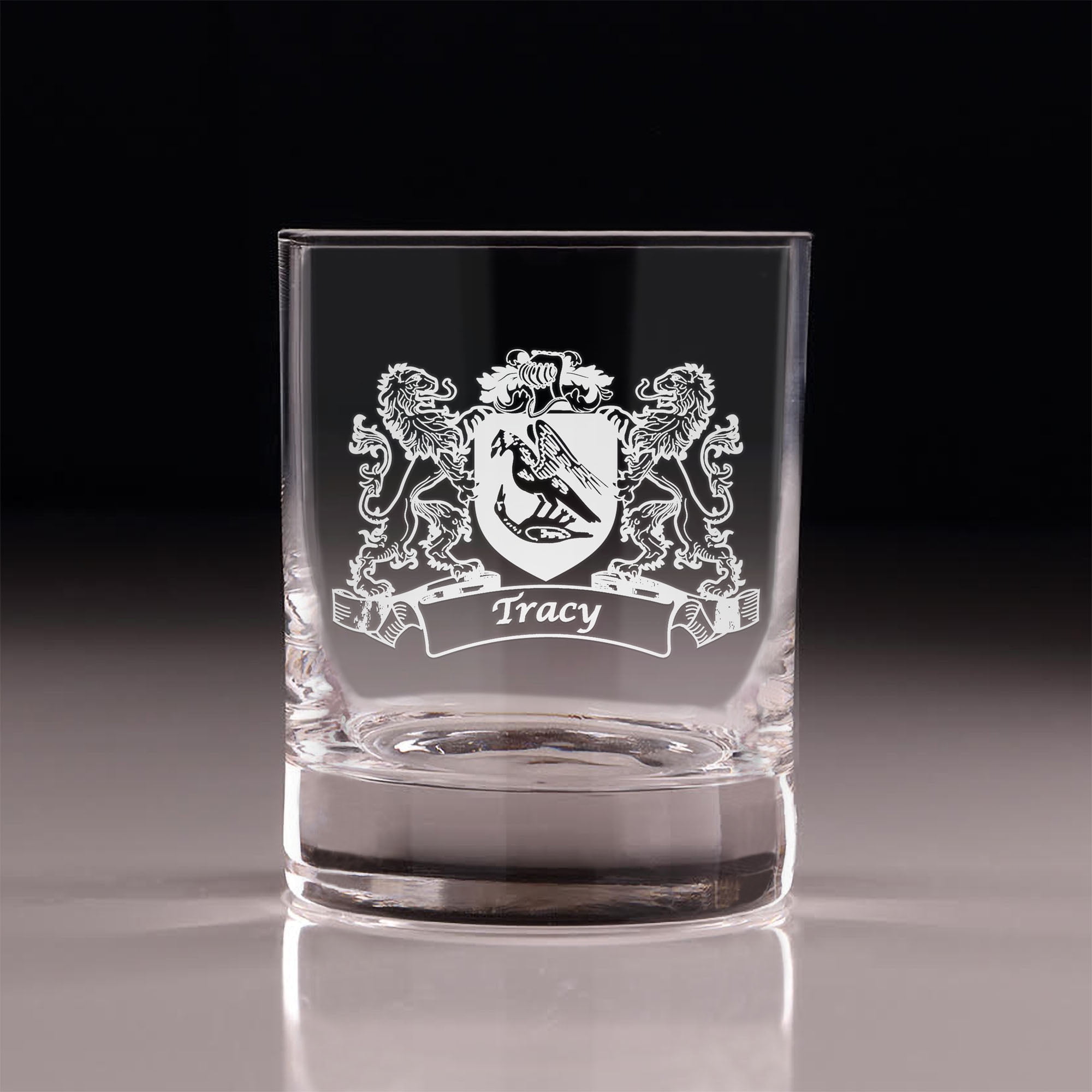 Tracy Irish Coat of Arms Old Fashioned Tumblers - Set of 4 - Walmart.com