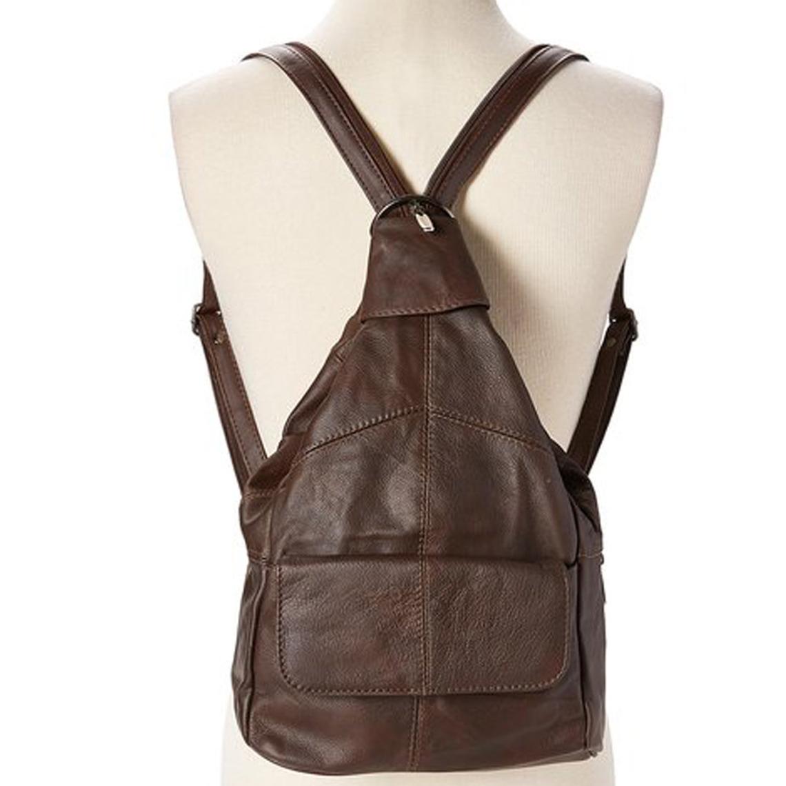 Tracy Leather Sling Backpack - Walmart.com