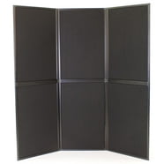 Tri-Fold Double-Sided Exhibition Display Board with Gray Fabric, 72 x ...