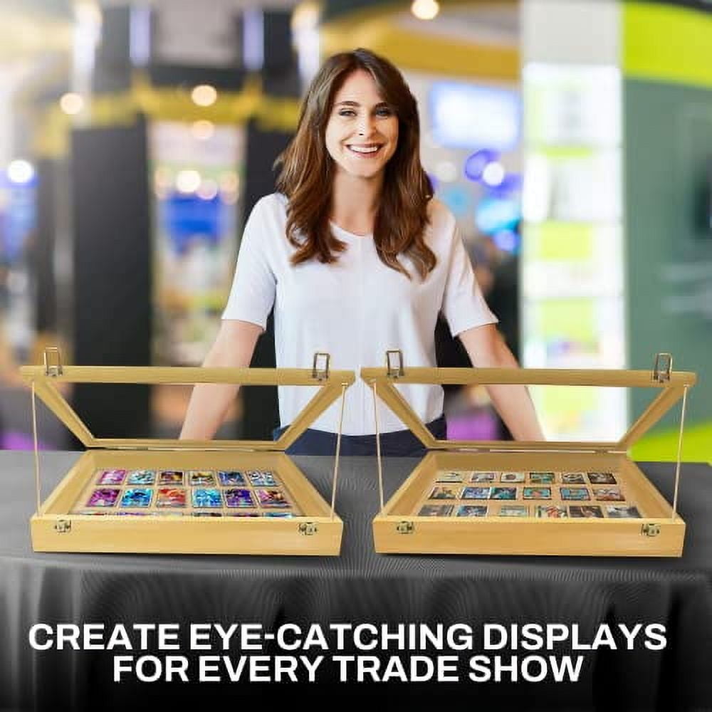 Trade Show Display Case - Small Tabletop Display , Baseball Card ...