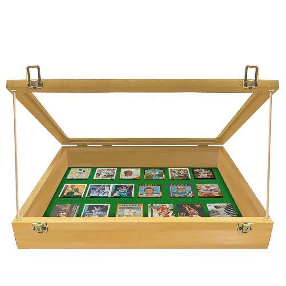 Trade Show Display Case - Small Tabletop Display , Baseball Card ...