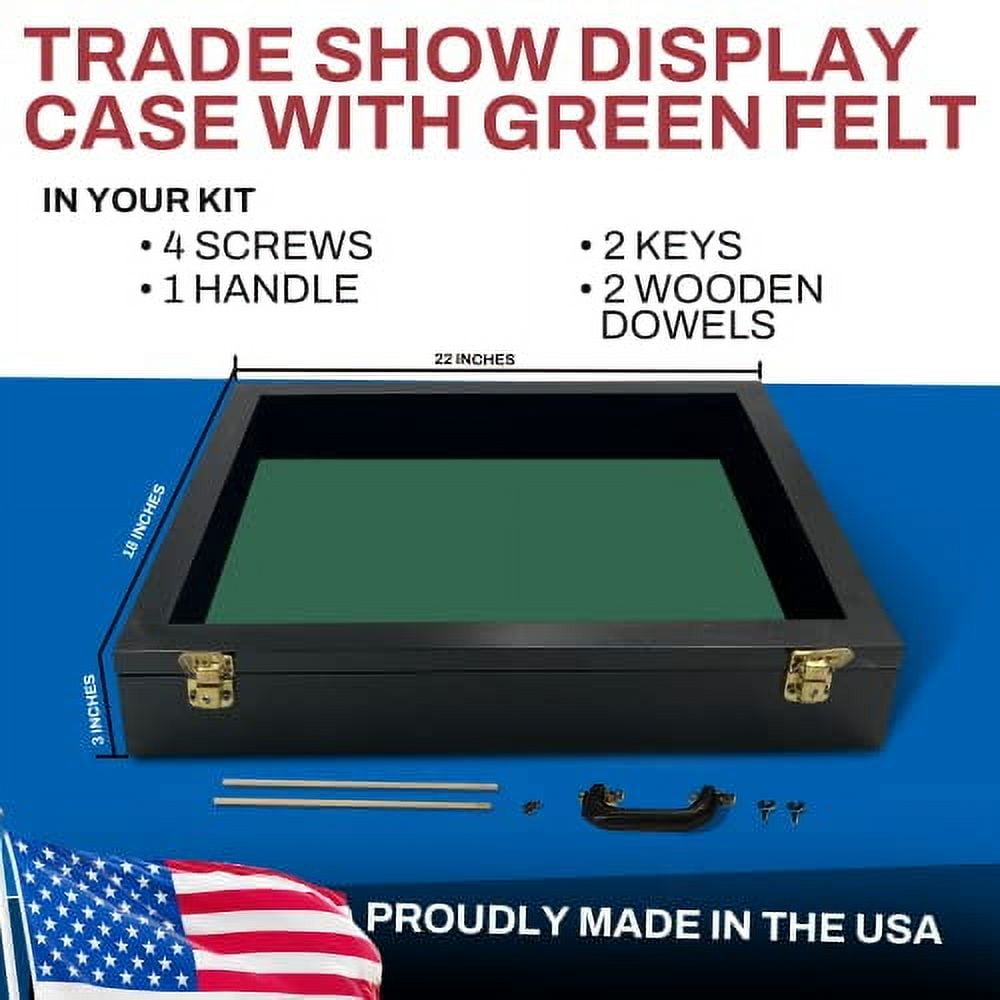 Trade Show Display Case - Small Tabletop Display , Baseball Card ...