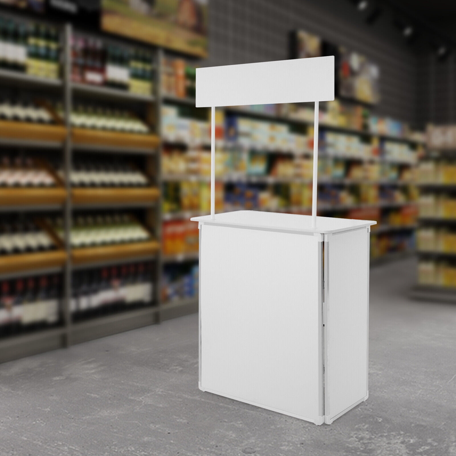 Trade Show Display Podium Table Counter Stand Portable Exhibition ...