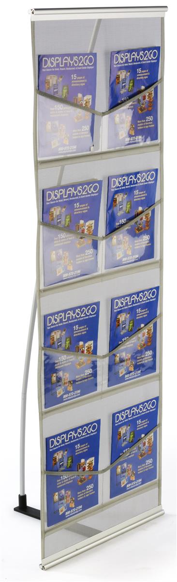 Trade Show Magazine Literature Rack, Portable, Floor Standing, Carry ...