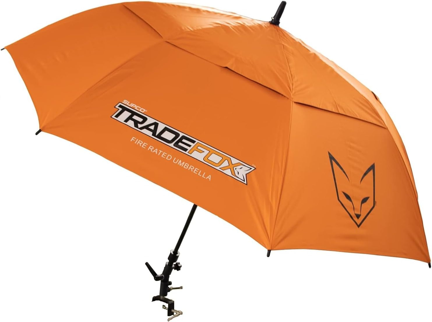 TradeFox 60" Umbrella Fire Rated with Magnetic Base Kit, Steel Clamp ...