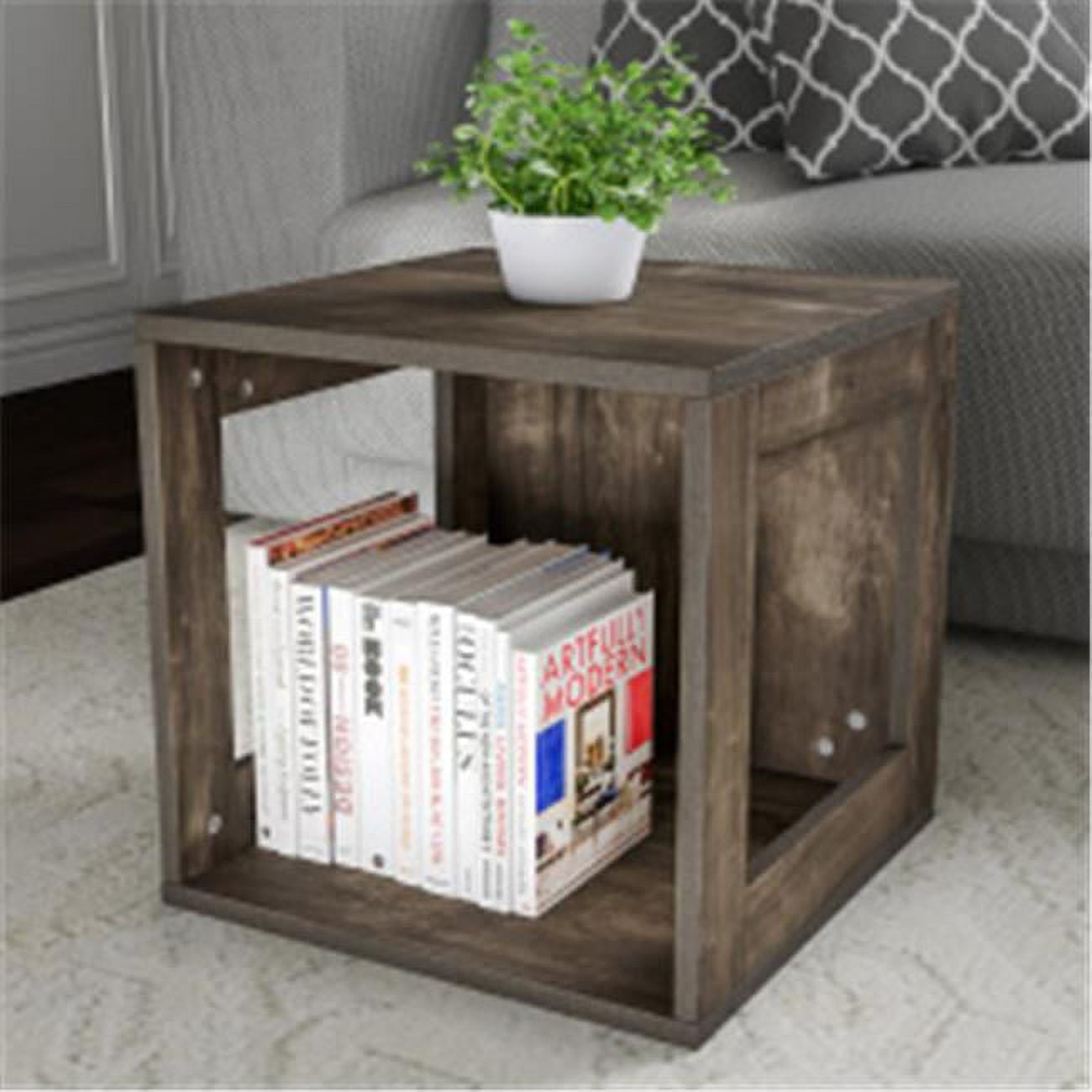 Trademark 80-MOD-3 End Table - Stackable Contemporary Minimalist ...