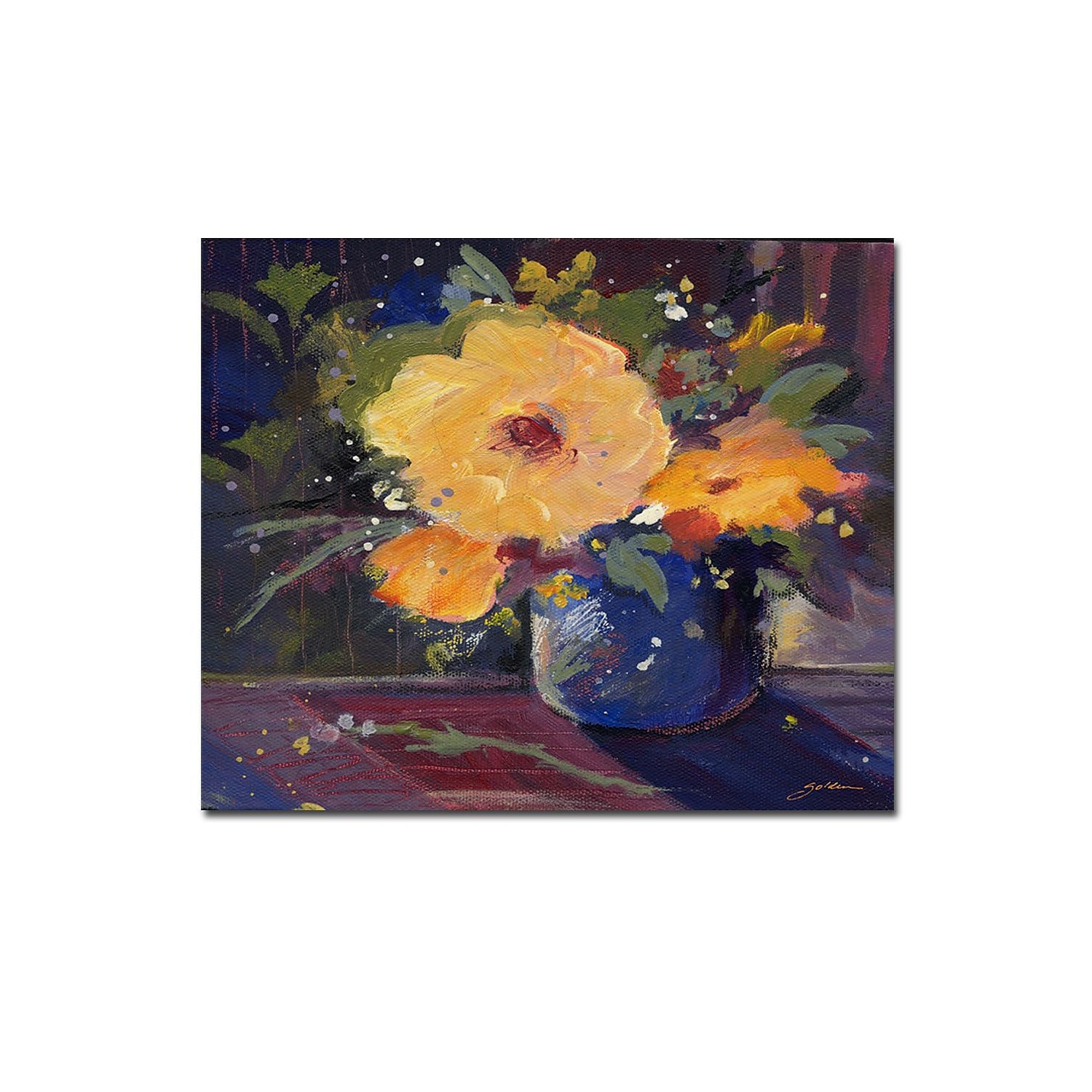 Trademark Global Carnivale Canvas Print by Sheila Golden 14x14 Gallery ...