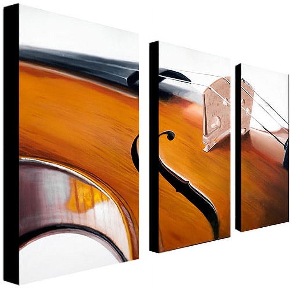 Trademark Art "Music Store II" Canvas Art by Roderick Stevens 3-Panel ...