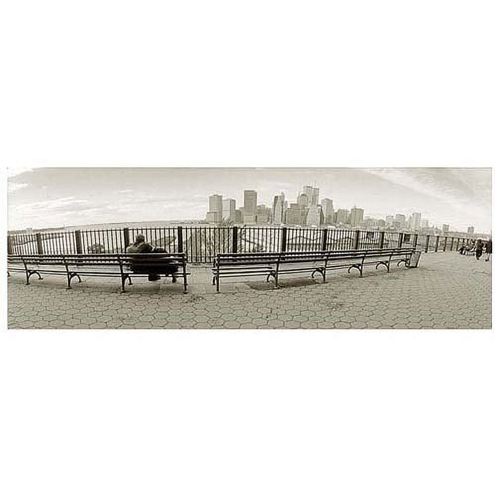 Trademark Art "New York Bench" Canvas Art by Preston - Walmart.com