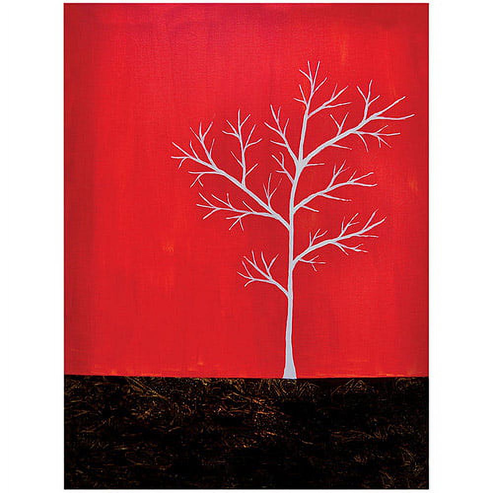 Free Shipping! Trademark Fine Art Red On White Series Canvas Painting ...
