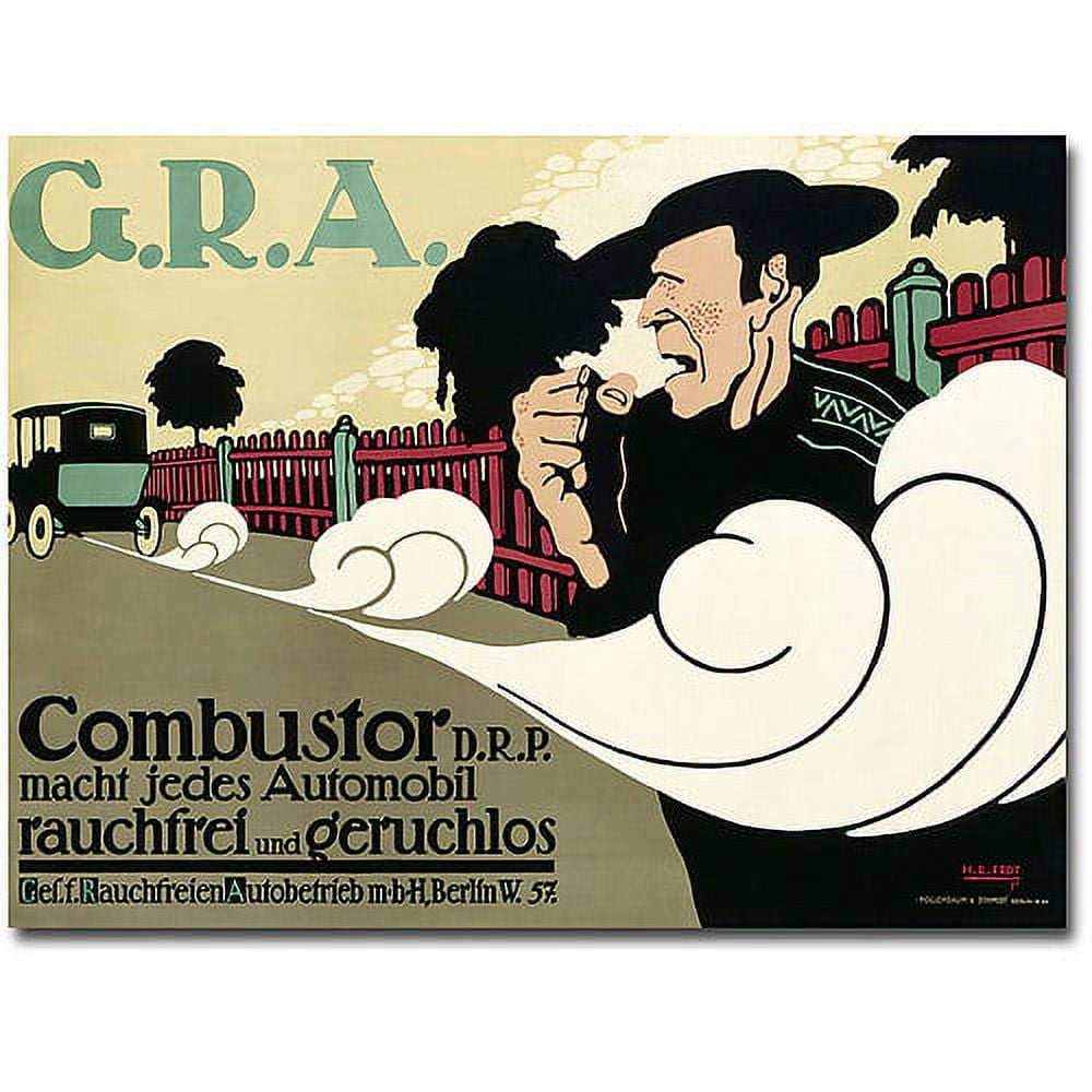 Trademark Art Reduce Pollutant Emission Canvas Wall Art - Walmart.com