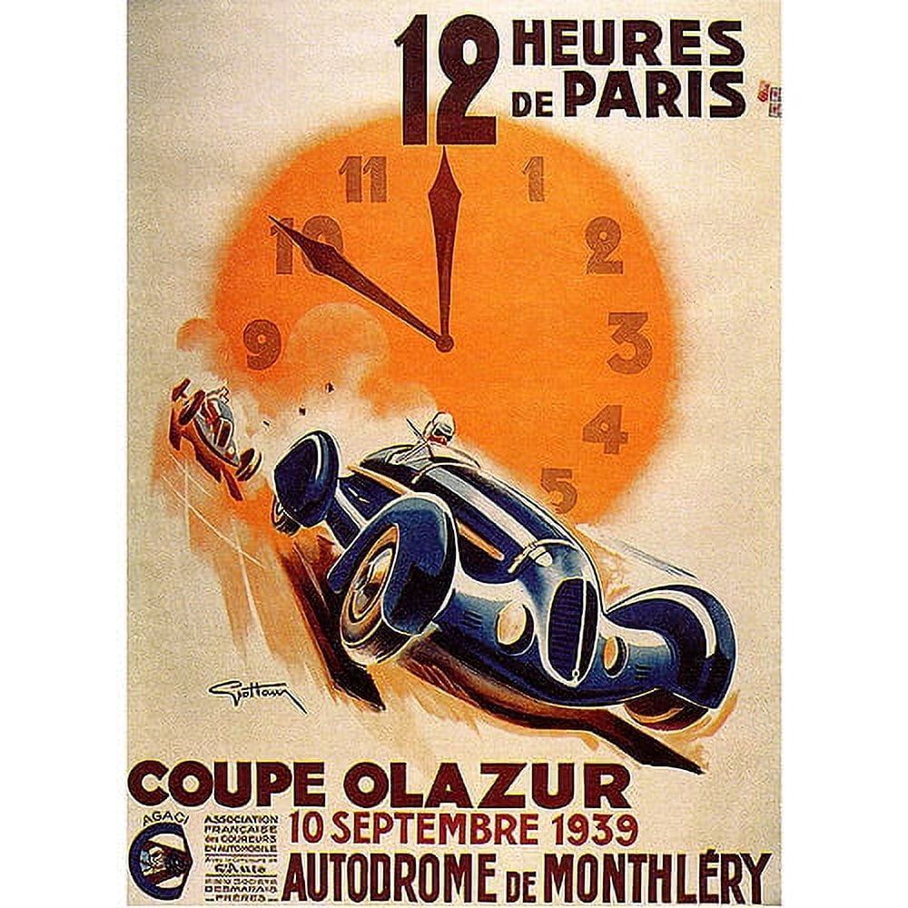 Trademark Fine Art "12 Heur de Paris" Canvas Art by George Ham, 24x32 ...