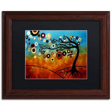 Trademark Fine Art "Fox in Tree" Canvas Art by Carla Martell, White ...