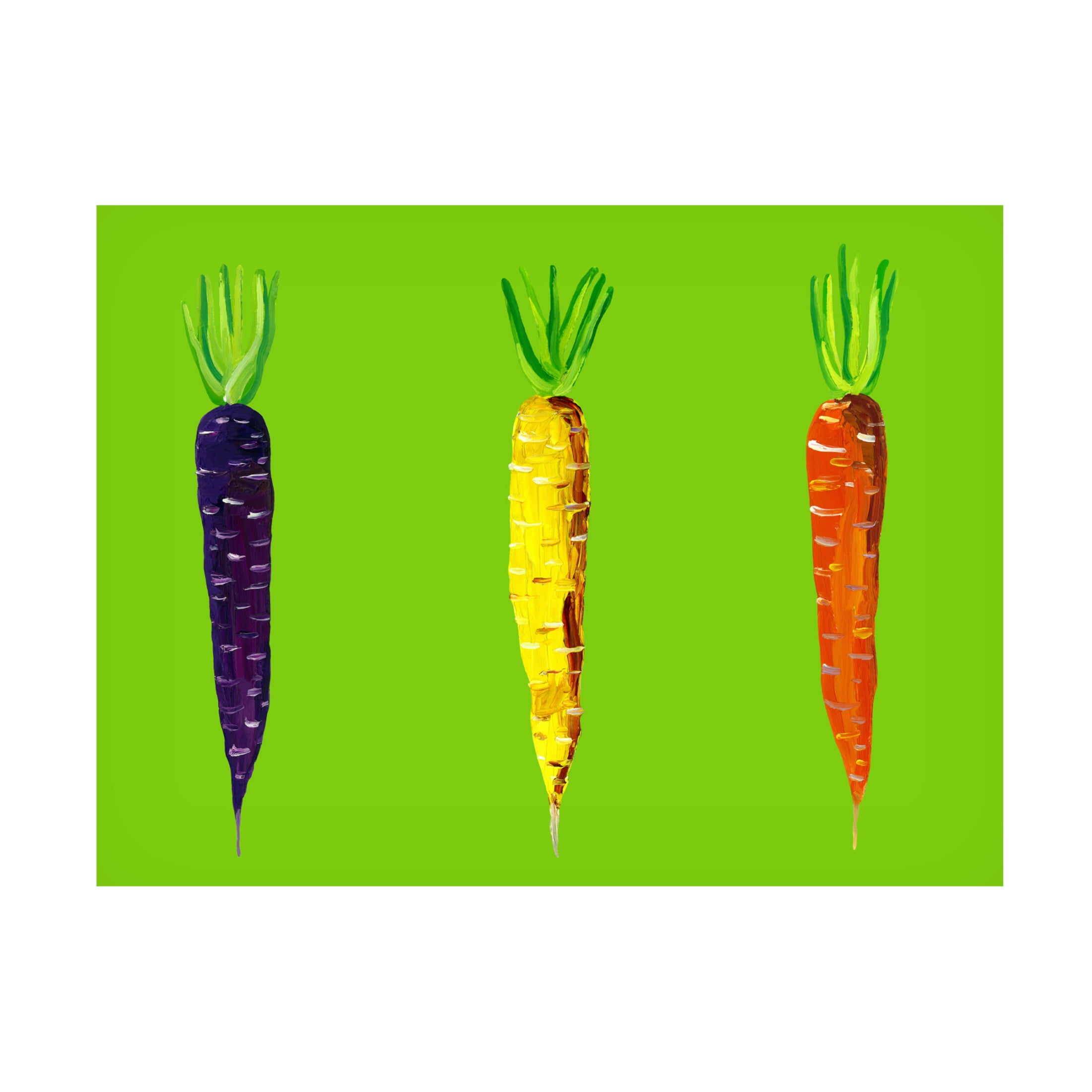 Trademark Fine Art Alice Straker Carrots Canvas Wall Art - Walmart.com