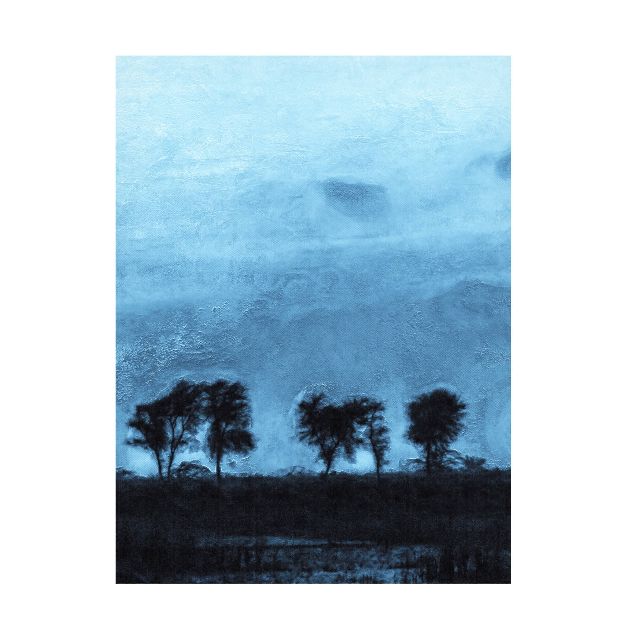 Trademark Fine Art Alonzo Saunders Blue Dawn Horizon II Canvas Wall Art ...