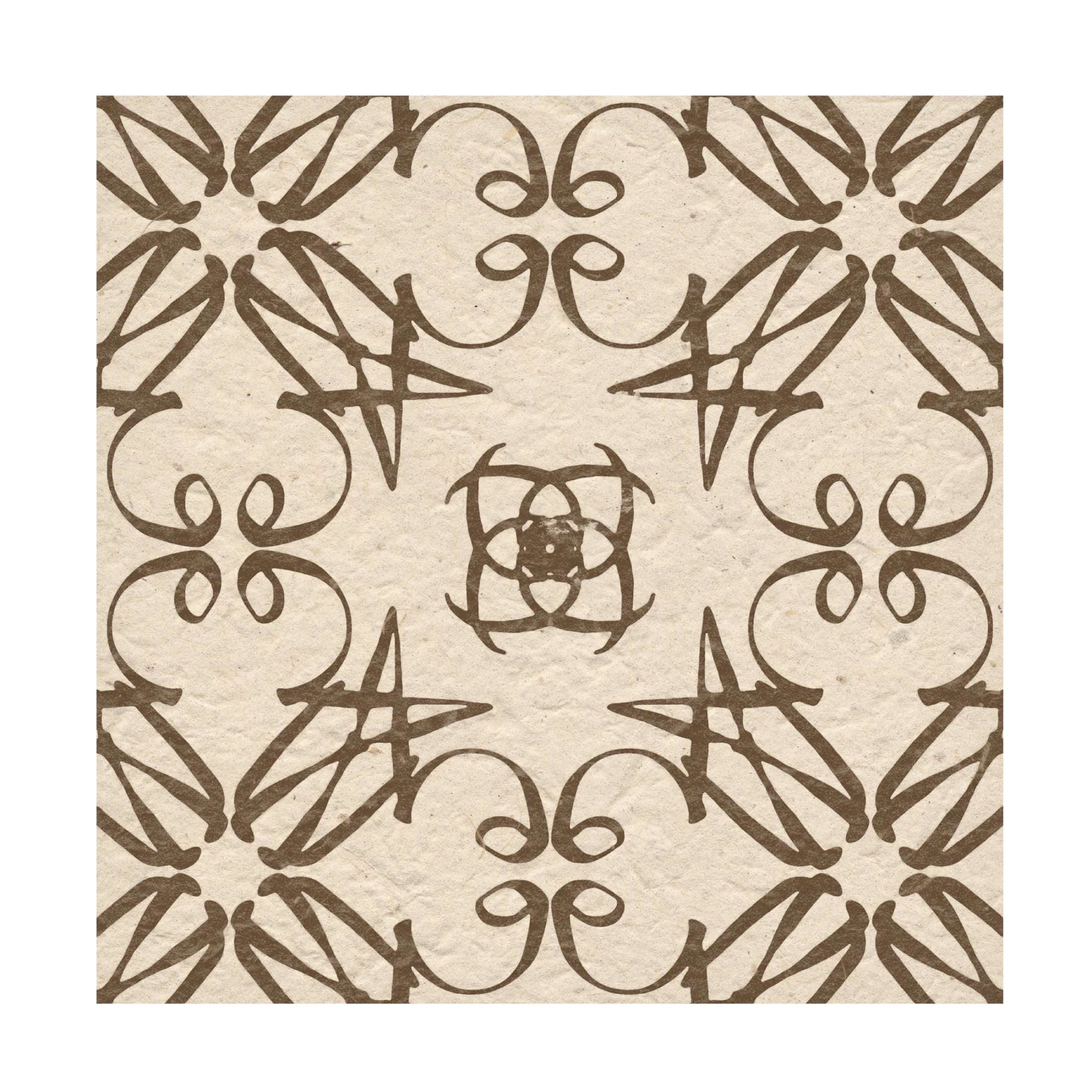 Trademark Fine Art Alonzo Saunders Motif on Cream VI Canvas Wall Art ...