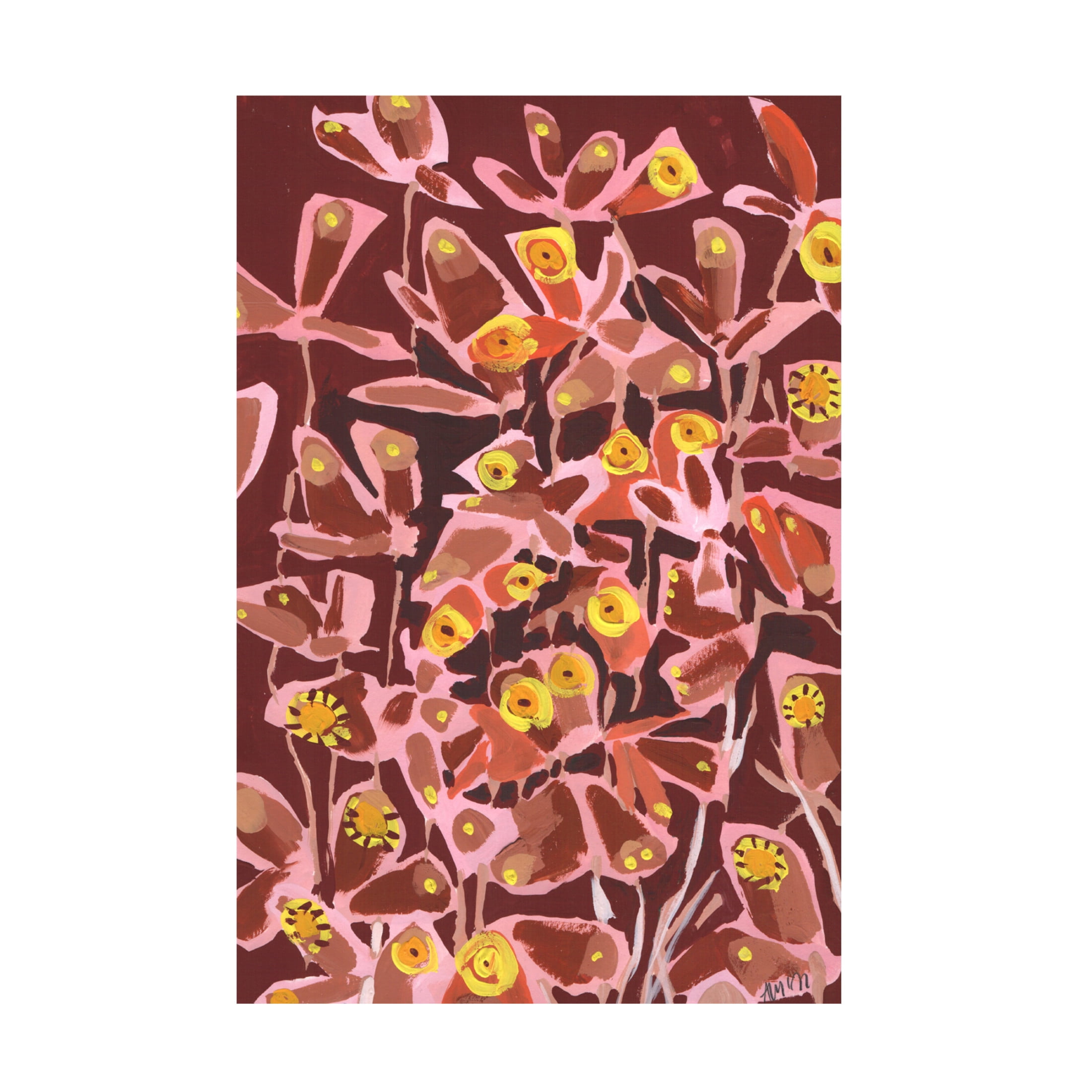 Trademark Fine Art Ania Zwara Brown Retro Butterflies Canvas Wall Art ...