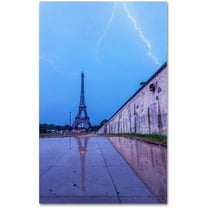 Trademark Fine Art "From the Roofs of Paris" Canvas Art by Mathieu ...