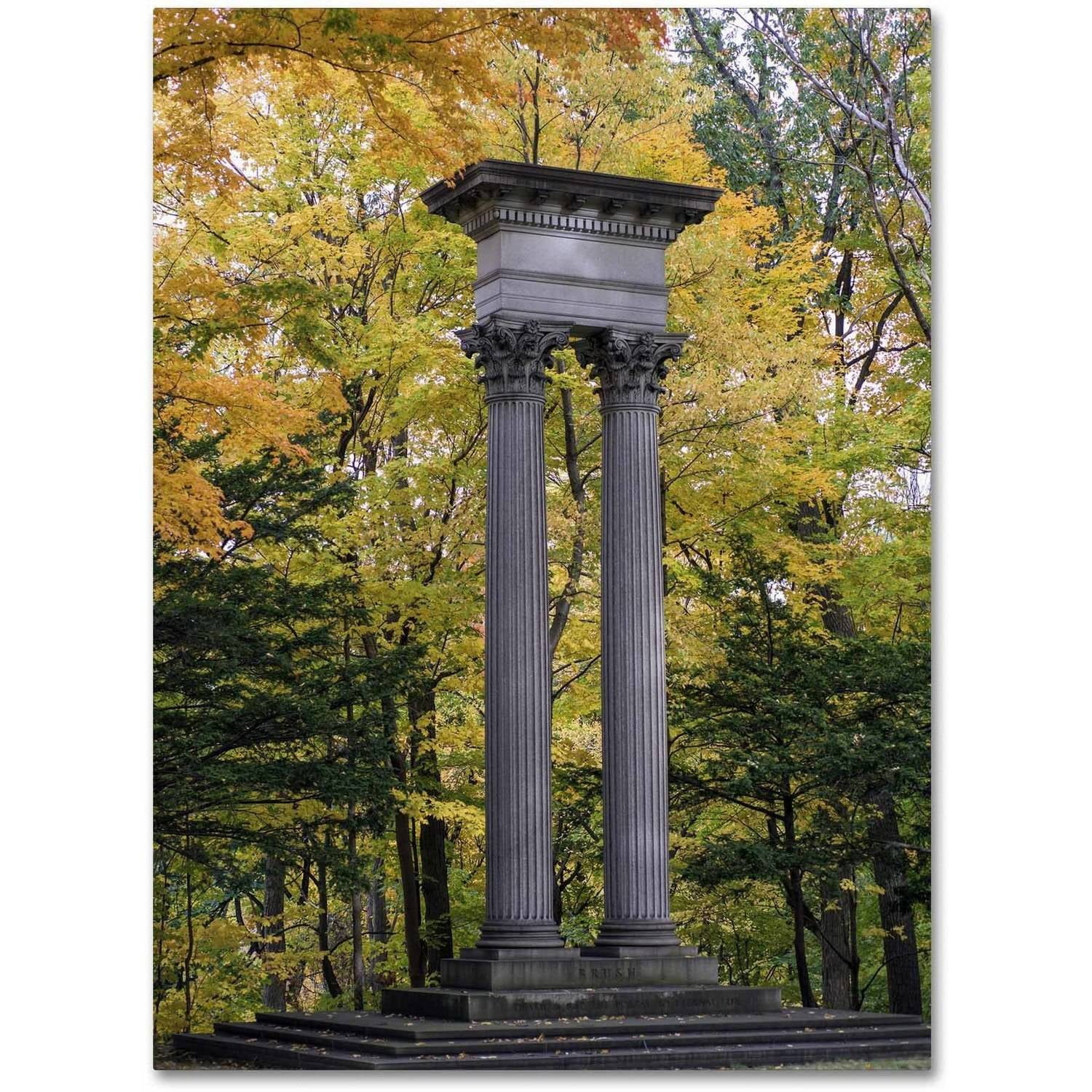 Trademark Fine Art "Autumn Columns" Canvas Art by Kurt Shaffer ...
