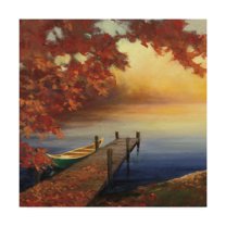Trademark Fine Art 'Pumpkin Barn Autumn Folk Art' Canvas Art by Cheryl ...