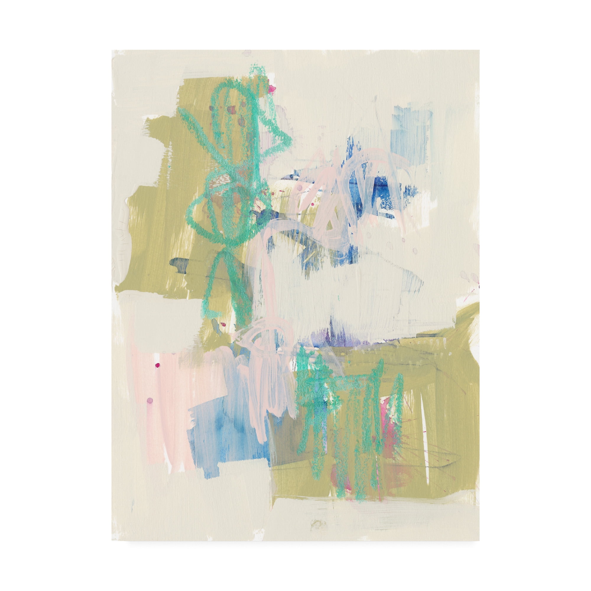 Trademark Fine Art Balancing Pastels II Canvas Art by Jennifer ...