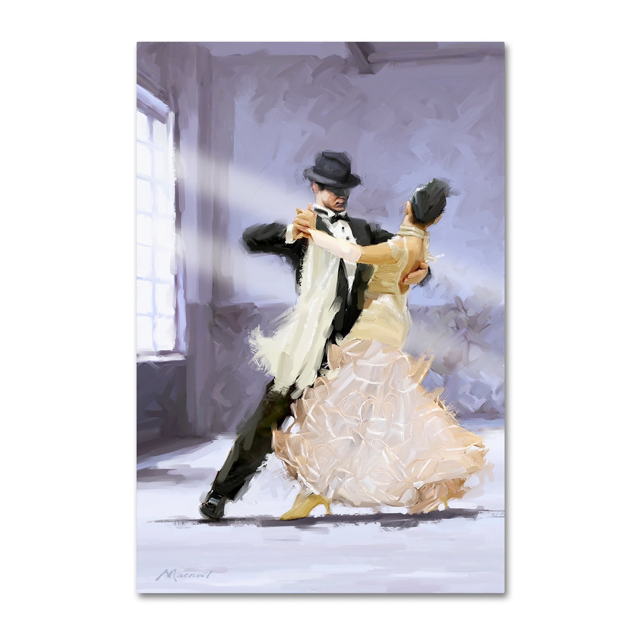 Couple Ballroom Dancing Painting