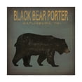 Trademark Fine Art 'Black Bear Porter' Canvas Art by Ryan Fowler ...
