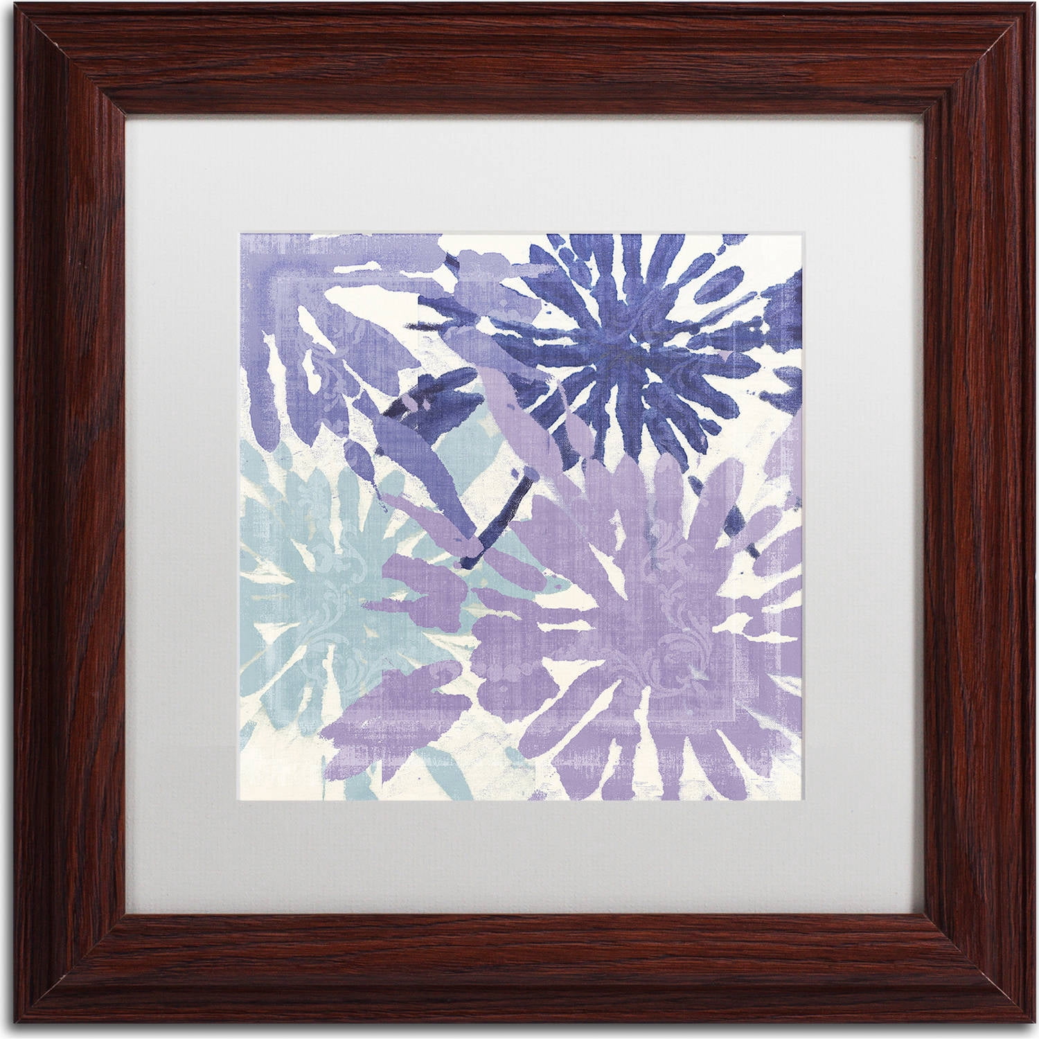 Trademark Fine Art "Blue Curry II" Canvas Art by Color Bakery, White ...