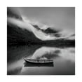 Trademark Fine Art 'Boat On Lake' Canvas Art by Maciej Duczynski ...