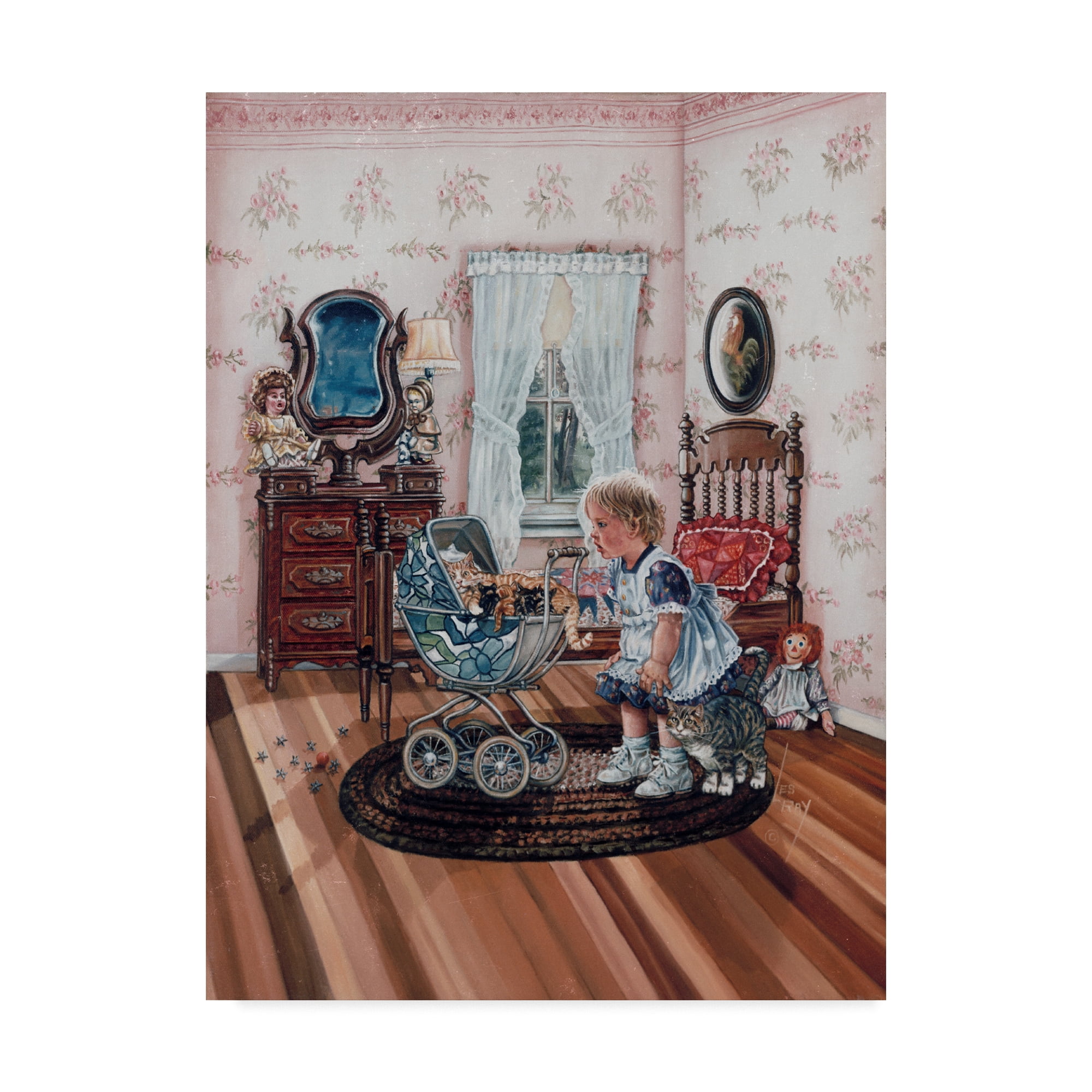 Trademark Fine Art 'Boots Surprise' Canvas Art by Les Ray - Walmart.com