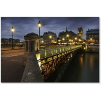 Trademark Fine Art "From the Roofs of Paris" Canvas Art by Mathieu ...