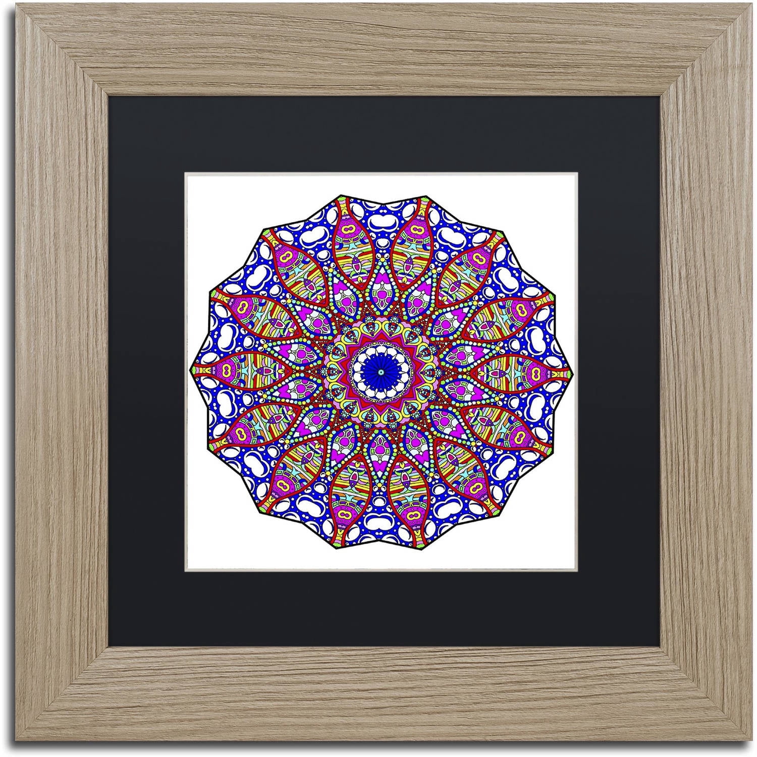 Trademark Fine Art "Bubbles Mandala Overflowing" Canvas Art by Kathy G ...