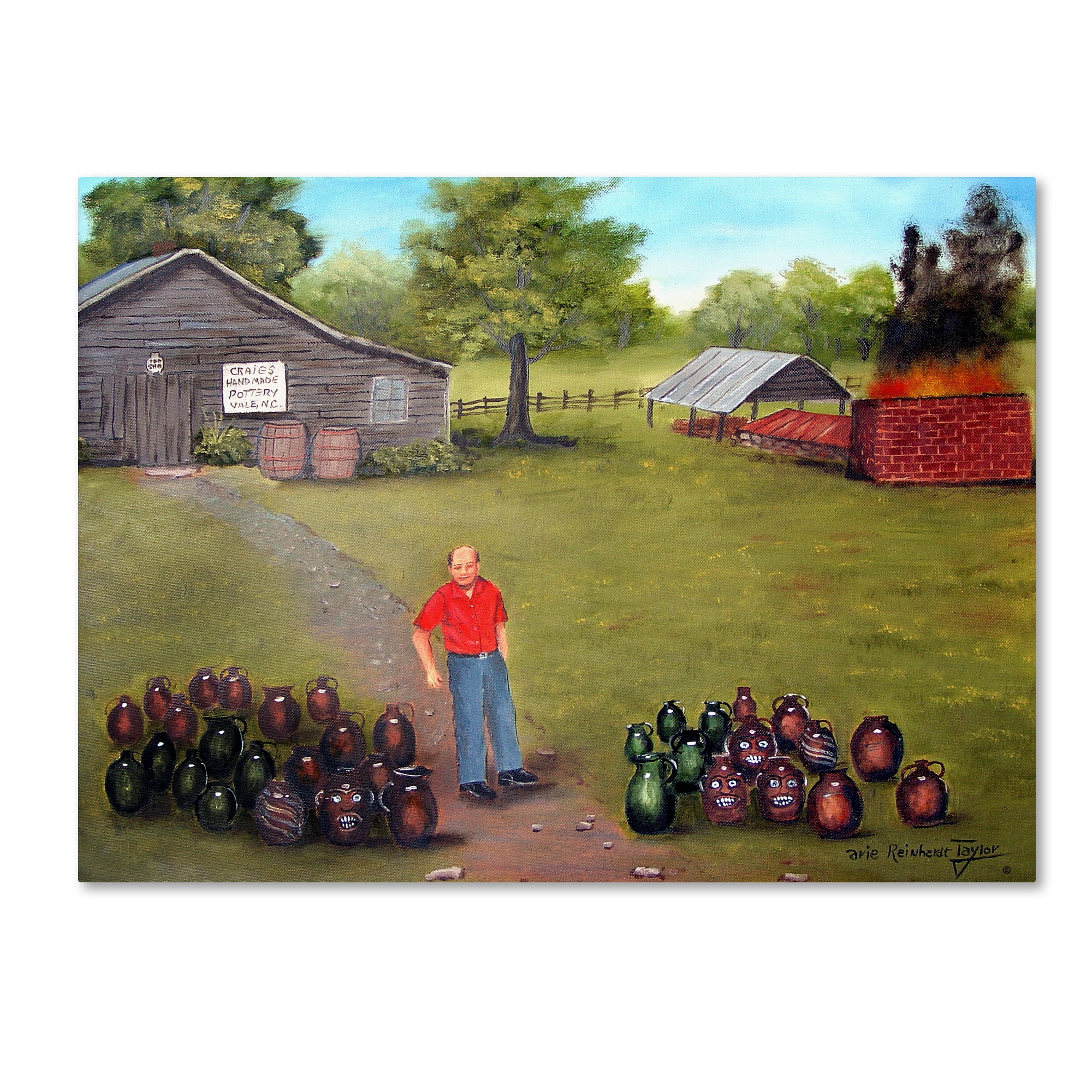 Trademark Fine Art 'Burlon Craigs Place' Canvas Art by Arie Reinhardt ...