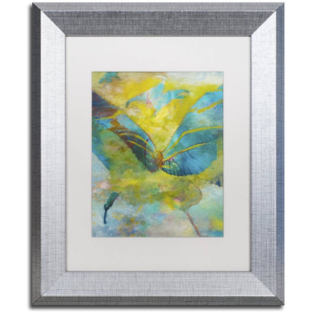 Trademark Fine Art "Butterflight" Canvas Art by Rickey Lewis White ...